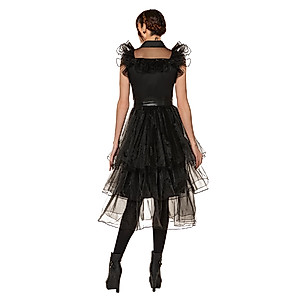 Spirit Halloween Adult Rave 'N Dance Wednesday Addams Dress - XL | Officially Licensed | The Addams Family