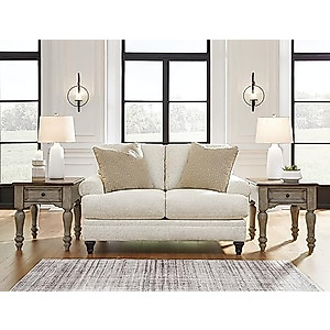 Signature Design by Ashley Valerani Classic Loveseat for Living Room, Beige