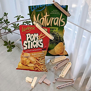 8 Pcs Bag Clips for Food, Sealing Clips, Plastic Chip Clips for Food Packages, Food Sealing Clip for Snack,Chips Bags,Kitchen Storage Bag in 3 Sizes.