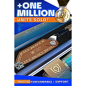 Dalstrong Santoku Knife - 7 inch - Valhalla Series - 9CR18MOV High Carbon Steel - Vegetable Knife - Celestial Resin & Wood Handle - w/Leather Sheath