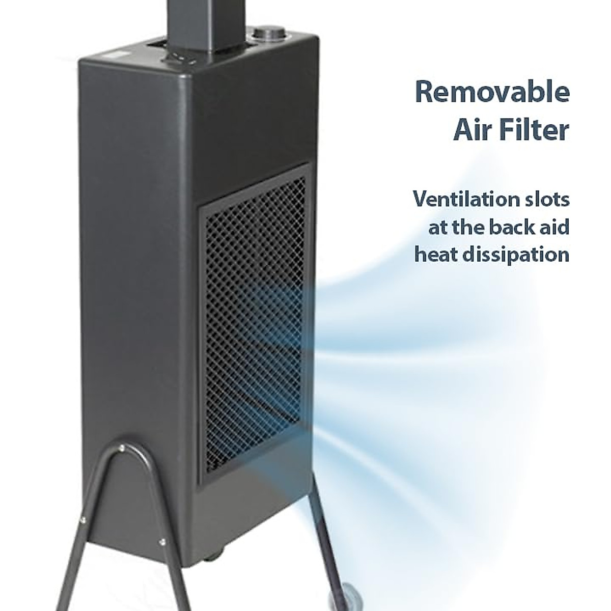 SKINACT Hooded Conditioning Hair Dryer 1150W with Stand, 60-Minute Timer, Temperature Adjustable, Angle & Height Adjustable Downdraft Hood