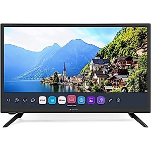 Norcent N24H-S1 24 Inch 720P HD LED Smart TV Build-in WebOS System, HDMI ARC USB Optical Ports, with TTS Function (Norcent N24H-S1)