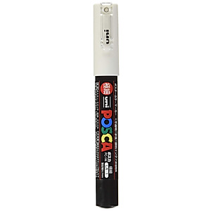 Posca Acrylic Paint Marker, Extra Fine, White