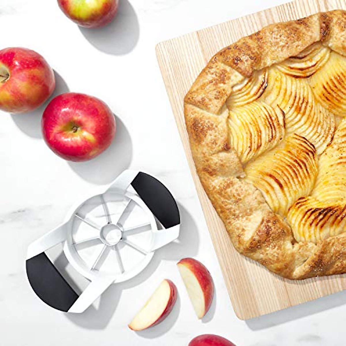 OXO Good Grips Apple Slicer, Corer and Divider,White