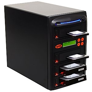 Systor 1:3 HDD/SSD Hard Drive Duplicator - 9GB/Min - Standalone Copier & Eraser/Sanitizer for Multiple SATA 3.5 Disk & 2.5 Solid State Drives - Copy Speeds of up to 150MB/Sec (SYS203HS-DP)