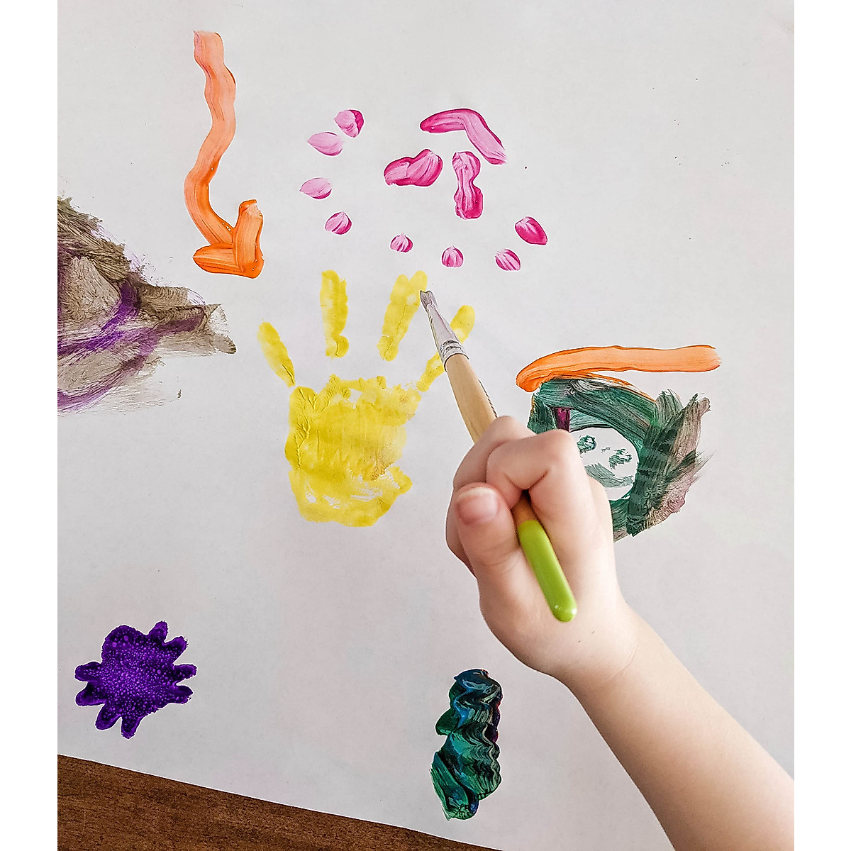 2 Pack of 18-Inch Easel Paper Roll for Arts & Crafts, Fits Most Standard Kids Easels, 100-Foot Rolls, 18"x100'