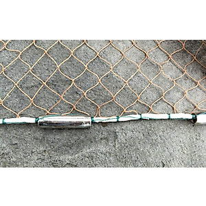 Zjnhl Fishing Equipment/Netting Easy to Throw Fish Nets, A Variety of Materials, A Variety (Edition : Height 3.6m Steel) (Size : Height 2.1m Plumb)