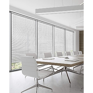 CHICOLOGY Blinds for Windows , Mini Blinds , Window Blinds , Door Blinds , Blinds & Shades , Camper Blinds , Mini Blinds for Windows , Horizontal Window Blinds , Gloss White, 23"W X 60"H