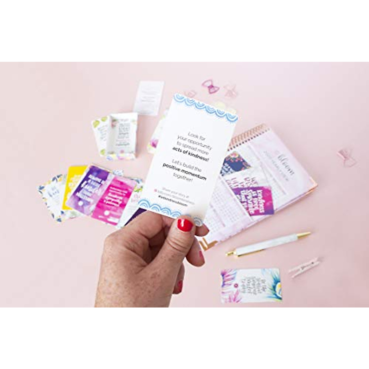 bloom daily planners Act of Kindness Deck - Set of Thirty 2" x 3.5" Cards - Assorted Designs