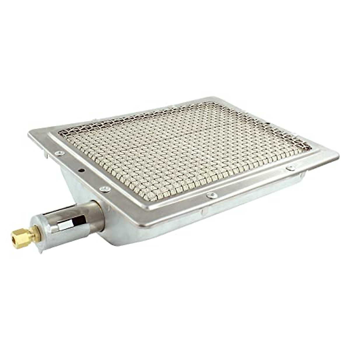 MOFLAME Ceramic Infrared DIY Heating Gas Burner with Gas Intake Nozzle Parts for Outdoor Indoor Heater, BBQ Stove.Oxyhydrogen Burner