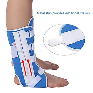 Knee Brace Support, Adjustable Knee Joint Support Ankle Strap,Orthosis Joint Pain Relief Sports Injury Rehabilitation, For Ankle Supports Protection Against Reinjury (S)