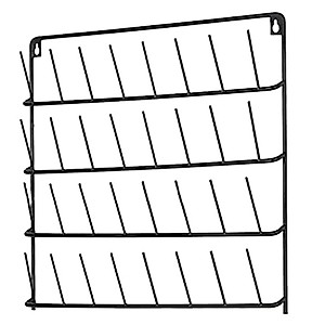 VICASKY Spools Thread Rack Metal Thread Holder Organizer with Hanging Hooks for Embroidery Quilting and Sewing Threads Black