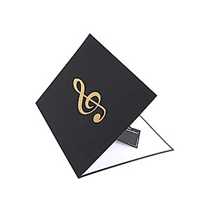 PopLife Grand Piano 3D Pop Up Card for All Occasions - Happy Birthday, Graduation, Father's Day, Mother's Day, Congratulations, Retirement, Thank You - Musicians, Teachers, Gift for Music Lovers