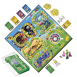 Hasbro Gaming The Game of Life: Super Mario Edition Board Game for Kids Ages 8 and Up, Play Minigames, Collect Stars, Battle Bowser