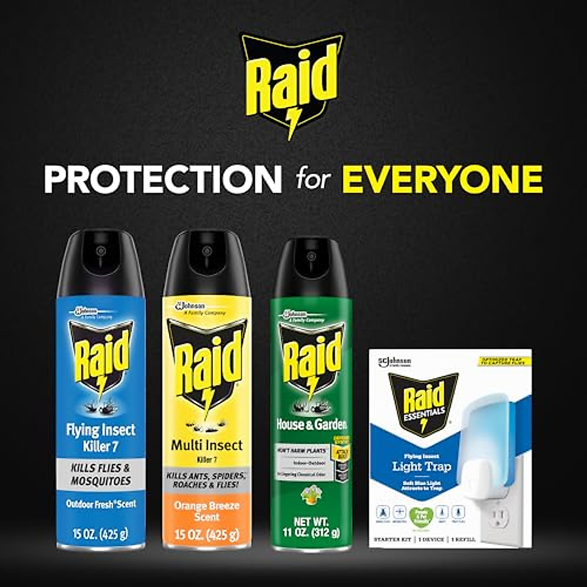 Raid S C Johnson Wax 81666 Fly/Insect Killer, 18-Ounce