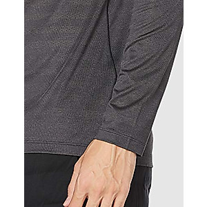 Salomon Men's XA Long Sleeve Tee, Black/Heather, Medium