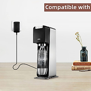 SLLEA AC/DC Adapter Wall Charger Replacement for SodaStream Power PWR-001 Power Supply Cord Cable