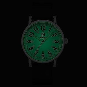 Blekon Original Nurse Watch - Medical Scrub Colors, Easy Read Dial, Second Hand, Water Resistant Watch (Black)