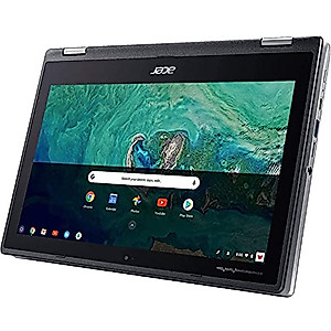 Acer 2021 Chromebook Spin 2-in-1 Convertible Laptop Student Business use, 11.6" HD Touchscreen, Intel Celeron N3350, 4GB RAM, 32GB eMMC, Zoom Meeting, Chrome OS w/GM 128GB SD Card