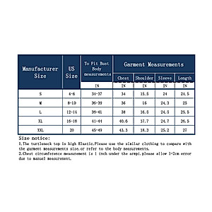 HieasyFit Women's Cotton Turtleneck Top Basic Layering Thermal Underwear(Beige L)