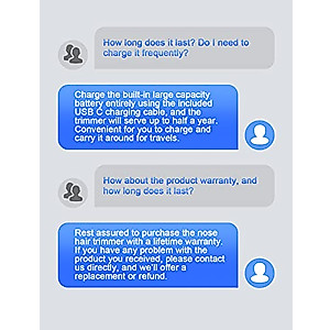 ZORAMI Rechargeable Ear and Nose Hair Trimmer - 2022 Professional Painless Eyebrow & Facial Hair Trimmer for Men Women, Powerful Motor and Dual-Edge Blades for Smoother Cutting Black