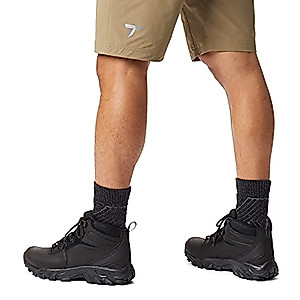 Columbia mens Newton Ridge Plus Ii Waterproof Hiking Boot, Black/Black, 9.5 US