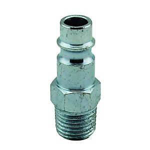 Milton S-760-1 1/4" MNPT V Style High Flow Steel Plug - Pack of 2