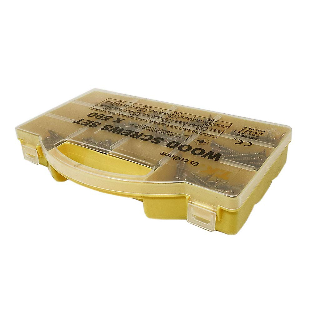 T.K.Excellent Box of 590 CE Bichromated Countersunk Head Screws