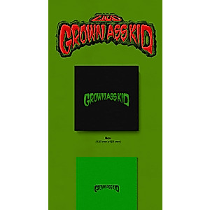 DREAMUS ZICO Grown Ass Kid 4th Mini Album PhotoBook Version CD+Poster on Pack+Photobook+Sticker+Tracking Sealed, GREEN