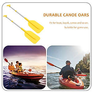 BESPORTBLE 2 Pack Telescopic Kayak Paddle 22-41 Aluminum Alloy Boat Oars Collapsible Paddle for Boat Kayaking Rafting Jet Ski Canoe Outdoor Kayak Water Sports