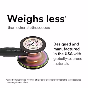 3M Littmann Cardiology IV Diagnostic Stethoscope, 6154, More Than 2X as Loud*, Weighs Less**, Stainless Steel Chestpiece, 27" Navy Blue Tube