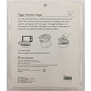 Marna White Piggy Steamer, 8-1/2"