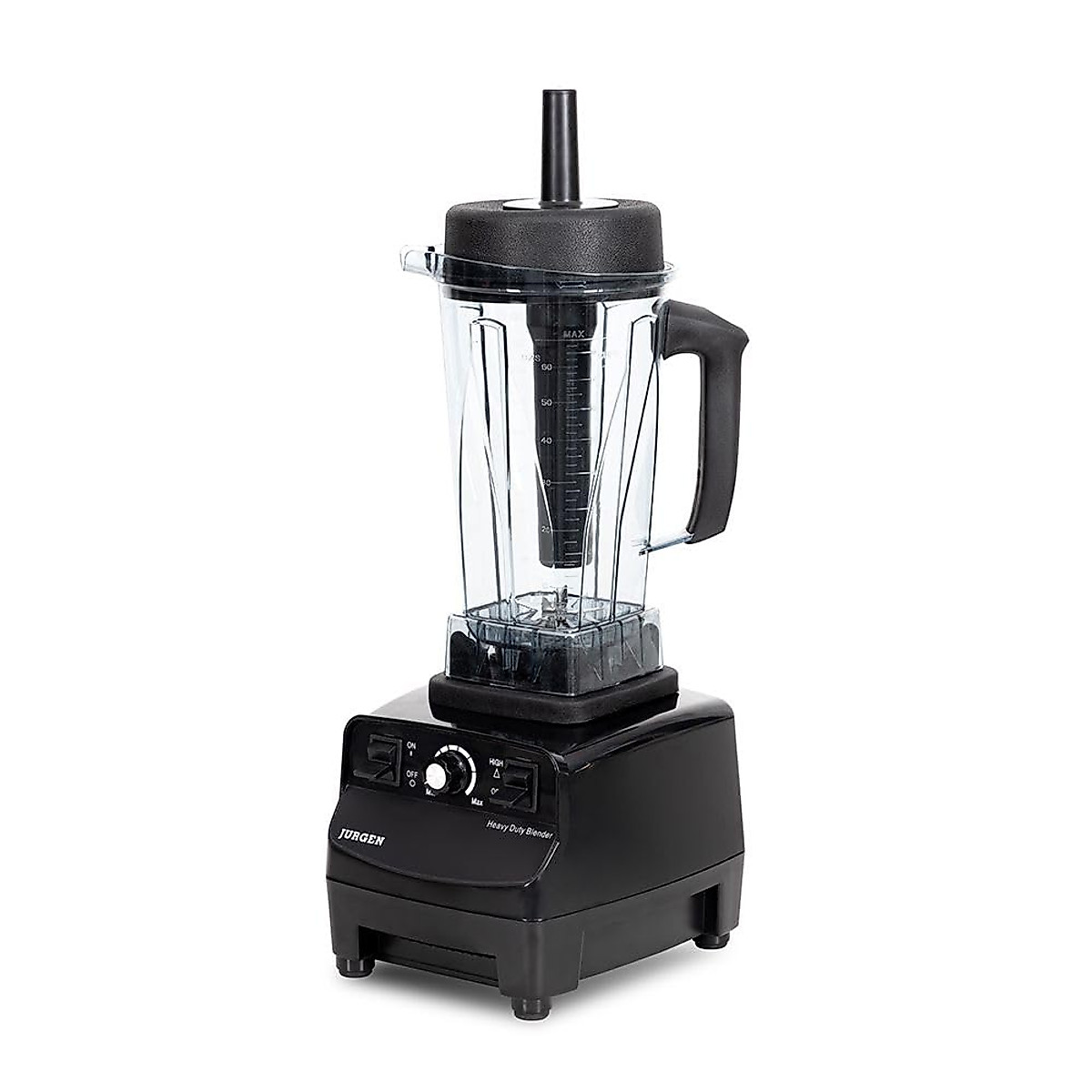 JURGEN BM-2000 Heavy Duty Commercial Blender with 68 Oz BPA-Free Jar, Variable Speed Control, Stainless Steel Blades for Smoothies, Juices, Soups, Ice Crushing