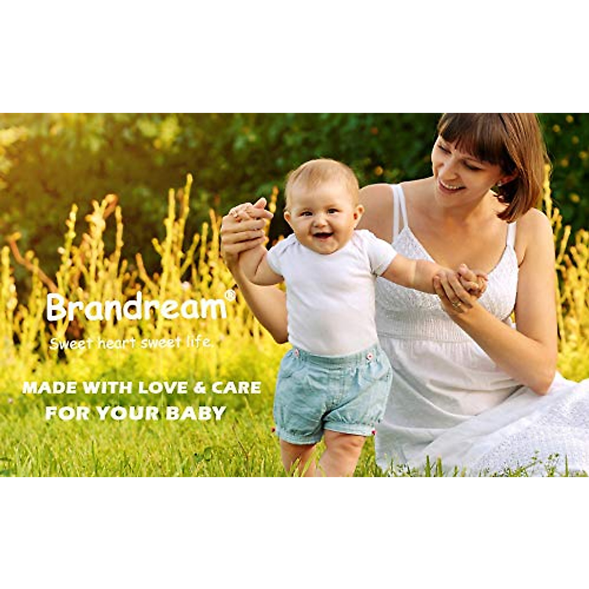 Brandream Crib Bedding Set for Boys Construction Truck Nursery Bedding Set Cotton 3 Pieces|Vehicles Excavator Car Cotton Comforter, Fitted Crib Sheet, Crib Bed Skirt| Baby Blue Yellow Red White