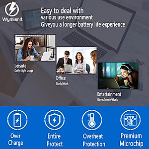 38Wh F62G0 Battery for Dell Inspiron 13 7000 7373 7386 7370 39DY5 2 in 1 7380 5370 P83G P83G001 P91G P87G P91G001 P83G002 P87G001 Vostro 5370 F62GO RPJC3 39DY5 039DY5 0RPJC3 0F62G0 CHA01 11.4V 3-Cell