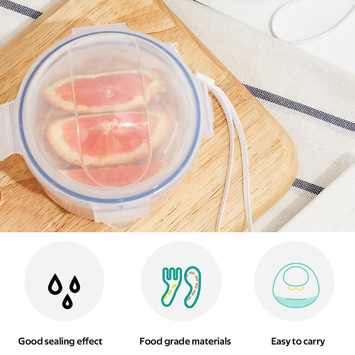 2Pack Onion Storage Container,Reusable Onion Saver Container Refrigerator Vegetable Crisper,Clear Produce Saver Containers,Portable Fruit and Vegetable Food Storage