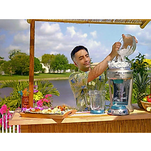 Margaritaville DM1946-000-000 Jimmy Buffet Signature Edition Frozen Concoction Maker, DM1946, Metallic (Renewed)