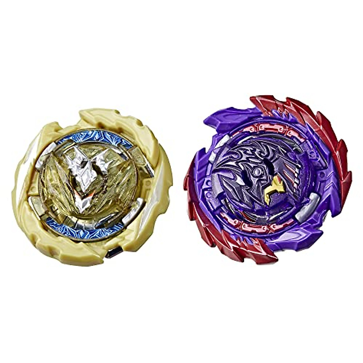 BEYBLADE Hasbro Burst QuadDrive Berserk Balderov B7 and Cyclone Belfyre B7 Spinning Top Dual Pack - 2 Battling Game Top Toy for Kids Ages 8 and Up