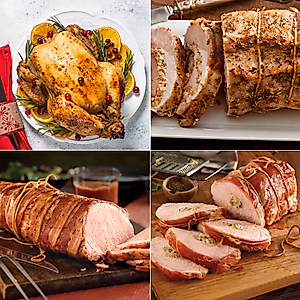 Tenn Well Cooking Twine, 3Ply 656Feet 1mm Food Safe Kitchen Cotton String Butchers Twine for Trussing Tying Poultry Roast Meat Making Sausage DIY Crafts