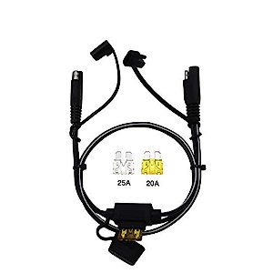SCCKE 2FT 14AWG SAE to SAE Extension Cable Quick Disconnect Wire Harness SAE Connector/SAE TO SAE Heavy Duty Extension Cable