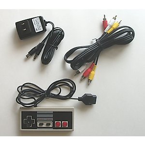 Cable Kit for NES Original: AC Adapter Power Cord and AV Cable and Controller