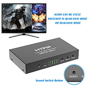 USB3.0 HDMI Video Capture Card, 4-Channel 1080P@60fps HDMI Game Caputre for Multi-Channel Live Streaming with Loop Out for Xbox One/ PS4/ Wii U/Nintendo Switch