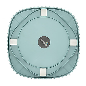 OMODDOS Lazy Susan Turntable for Cabinet，9.5" Plastic Lazy Susan Organizer，Turntable Organizer for Pantry, Countertop, Fridge, Living Room, Bathroom