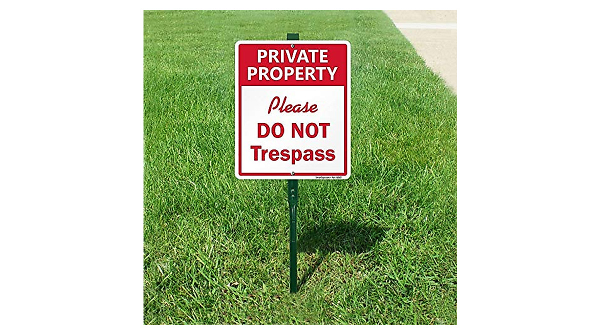 SmartSign Private Property Sign - Durable & Easy Install