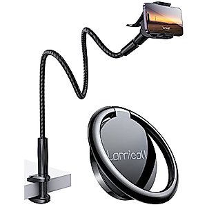 Newest Nylon Braided Flexible Arm Gooseneck Phone Holder & Phone Ring Holder GP05&RS01