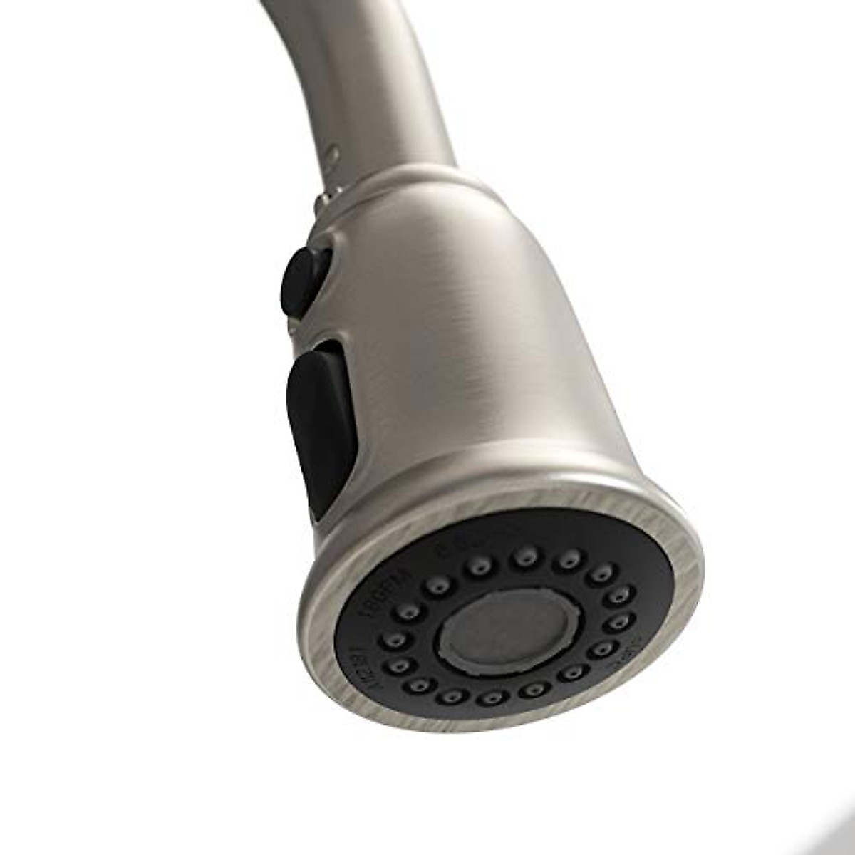 Belanger EBE78WBN2 Non-Metallic Two-Handle Pull-Down Sprayer Kitchen Faucet, Brushed Nickel