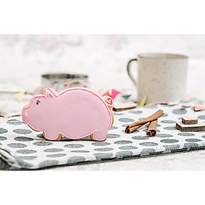 Pig Farm Animal Cookie Cutter Set, Large 3-Piece Set, Premium Food Grade Stainless Steel, Dishwasher Safe