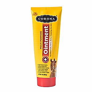 Corona Ointment for Horses | Lanolin-Based Formula Helps Sooth Irritation | 7 Ounces