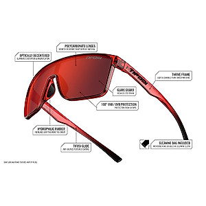 Tifosi Sanctum Sunglasses, Ideal For Cycling, Golf, Hiking, Running, Tennis & Pickleball, Lifestyle