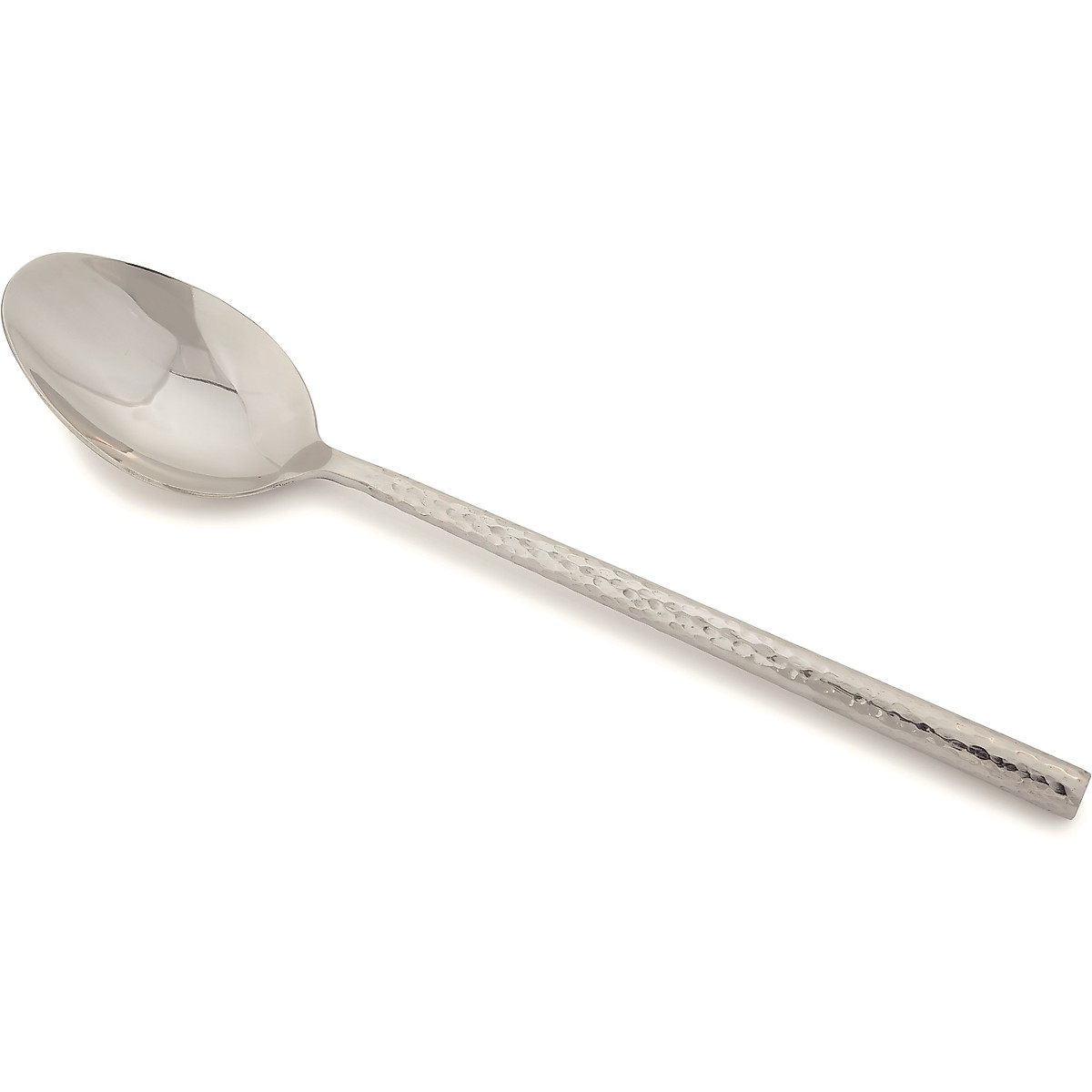 Carlisle FoodService Products 60200 Hammered Stainless Steel Solid Serving Spoon, 12